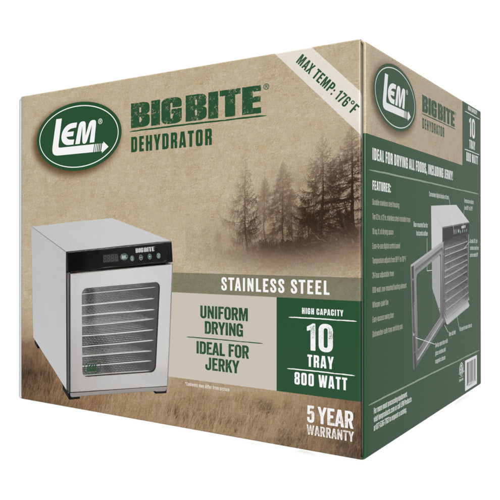 BigBite® 10-Tray Dehydrator – JB's Sausage Maker Supplies