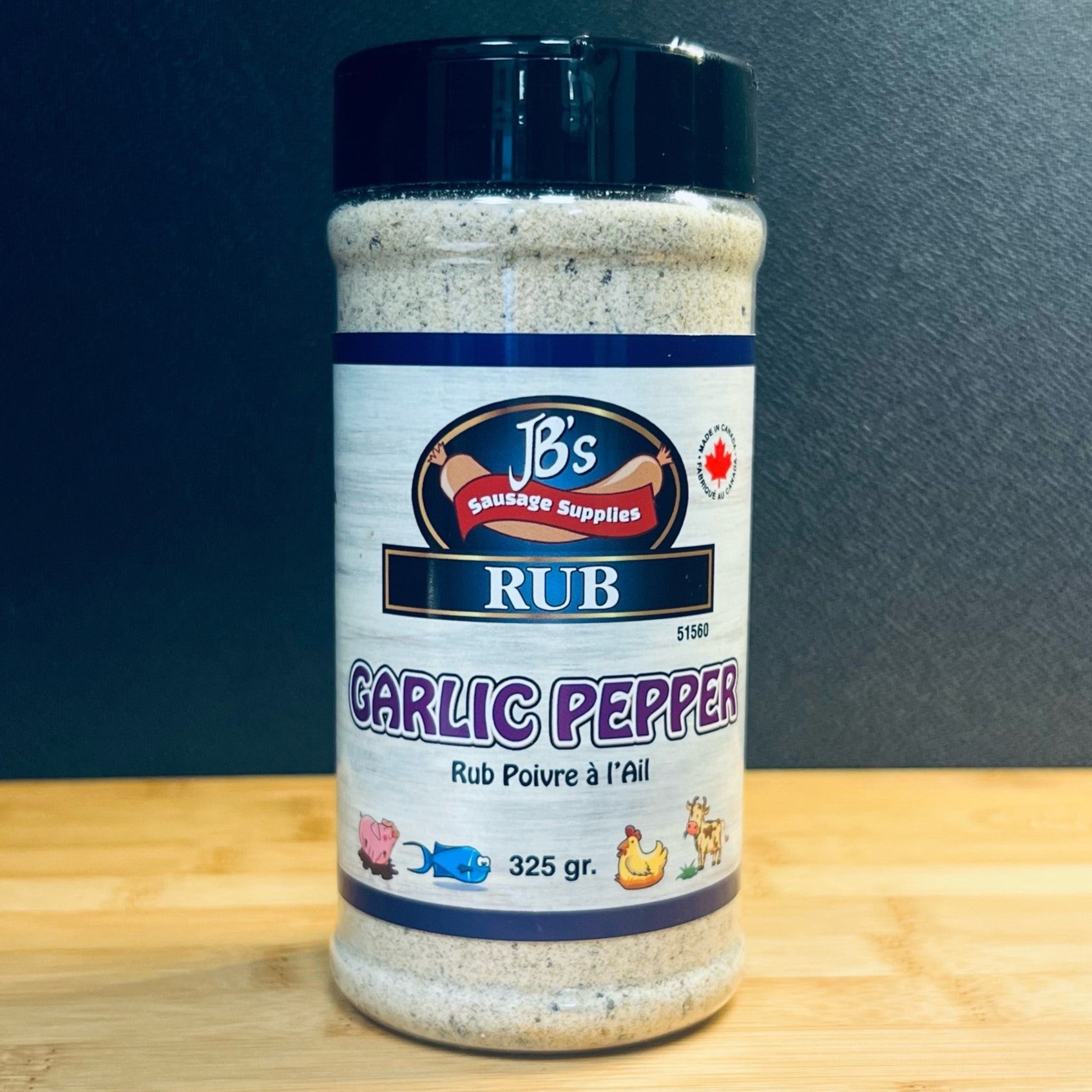 Garlic Pepper Rub – JB's Sausage Maker Supplies